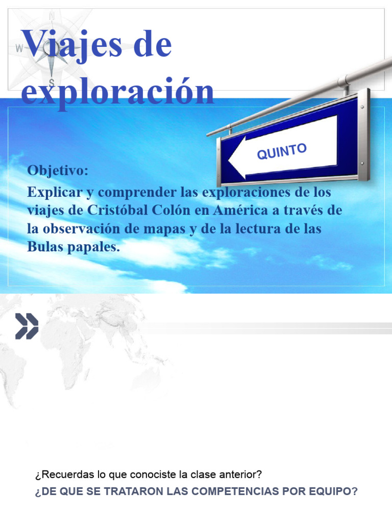 Viajes de Exploracion | PDF | Cristobal colon | Edad del descubrimiento