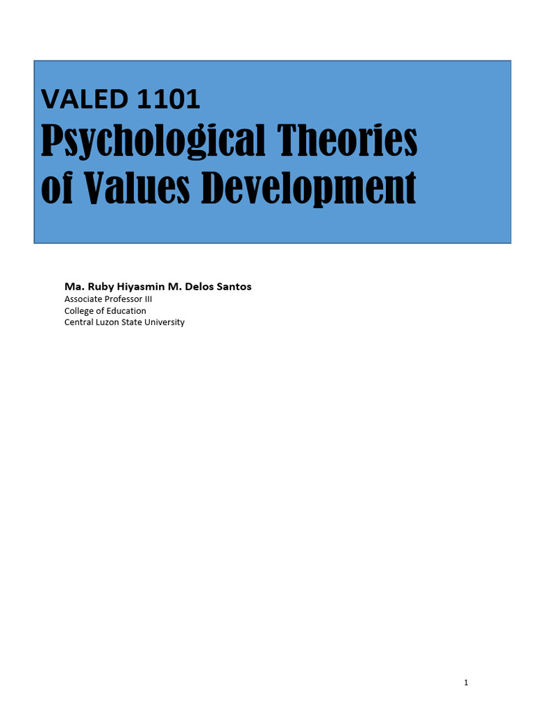 Lesson 2. Individual Psychology (Alfred Adler) | PDF | Sigmund Freud ...