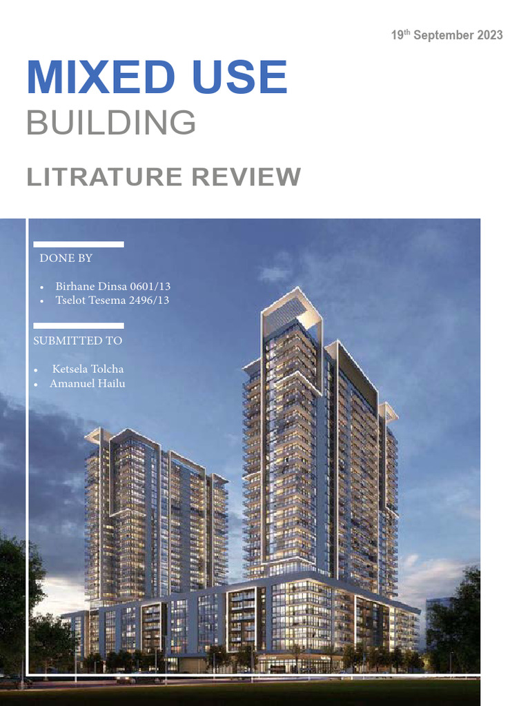 Litrature Review Mixed Use | PDF