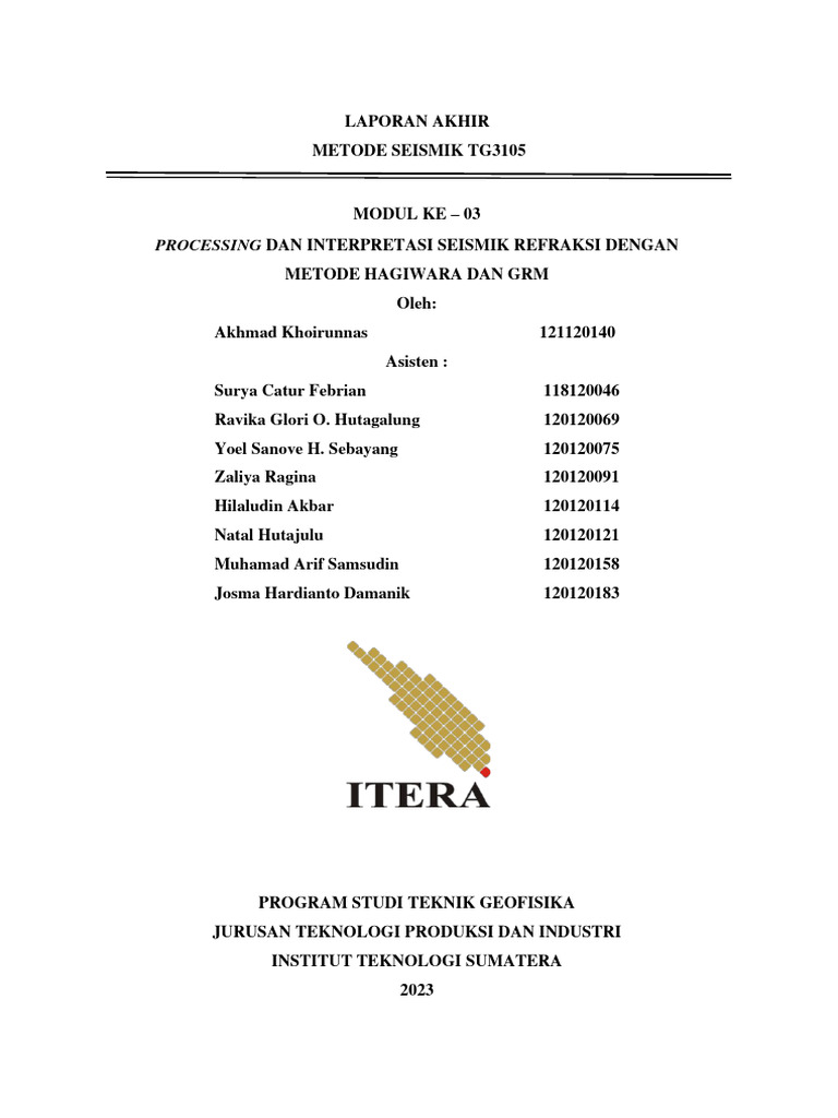 Metode Hagiwara Dan GRM | PDF