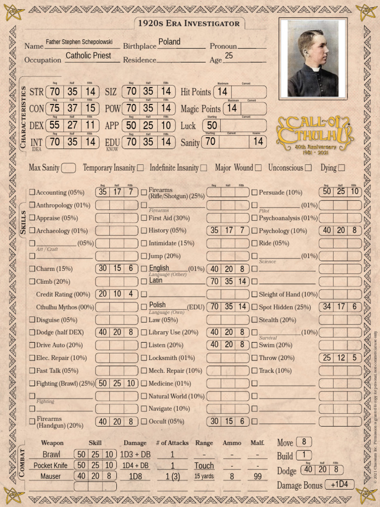 COC Priest with gun | PDF