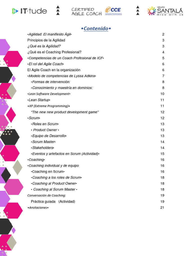Funciones del Agile Coach en la Organización | PDF | Lean Manufacturing ...