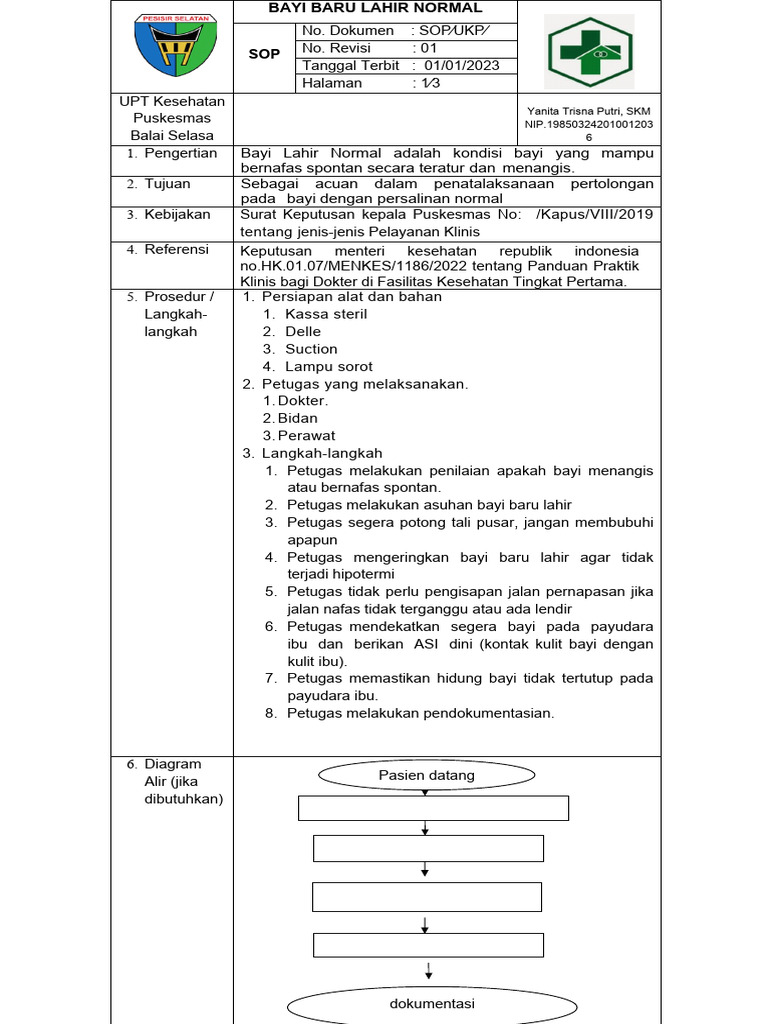 SOP BBL Normal | PDF