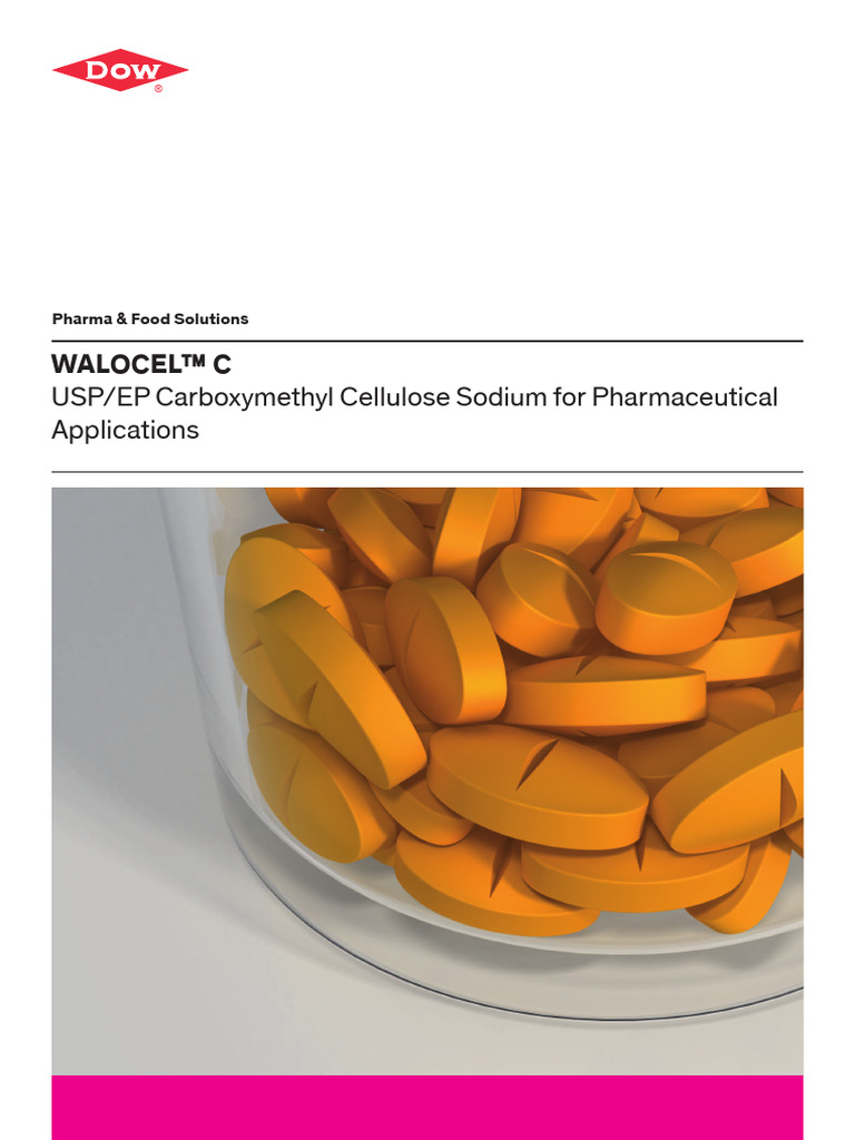 Walocel c Usp Ep Carboxymethyl Cellulose Sodium For | PDF