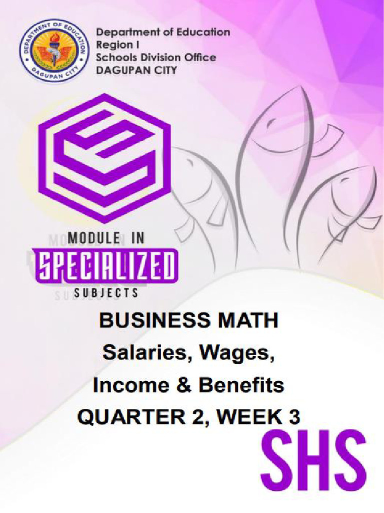Kristine Grace Avelino Gabris BUSINESS MATH Q2 W3 | PDF | Salary | Employment