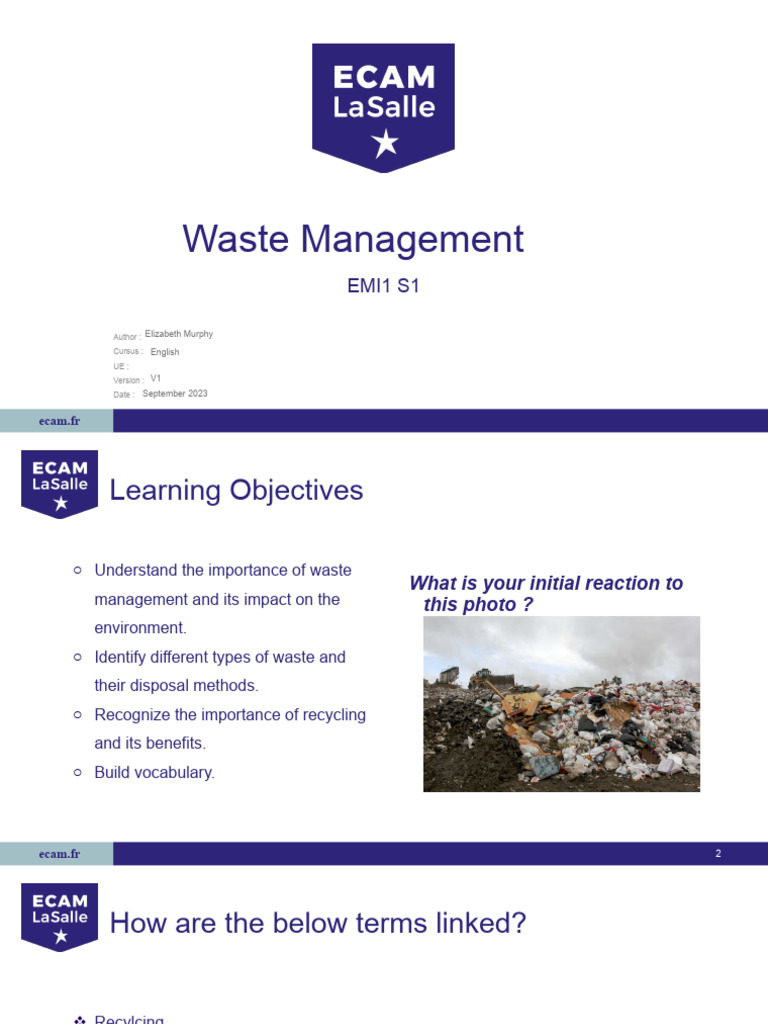 Waste Management | PDF