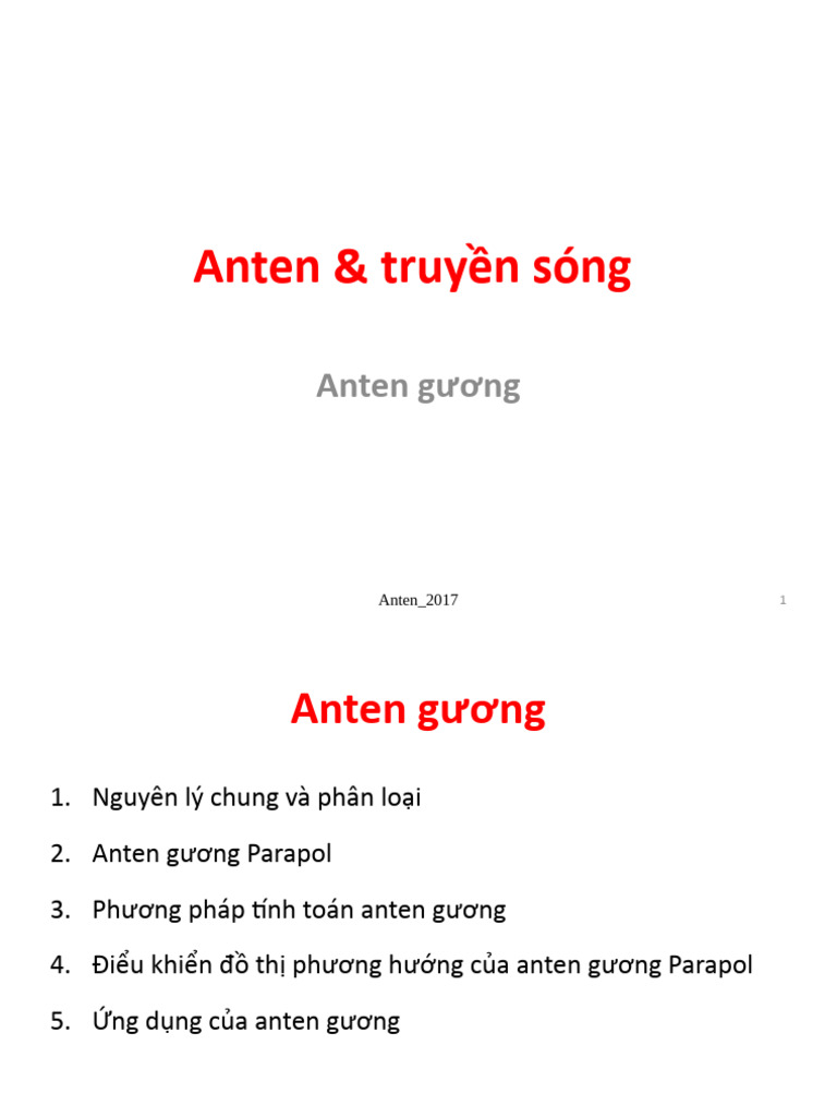 Anten 6 | PDF