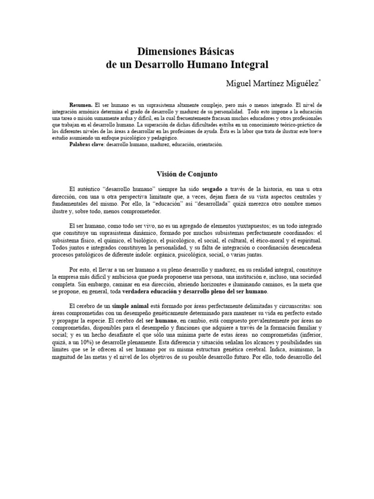Dimensiones Básicas de Un D H Integral | PDF