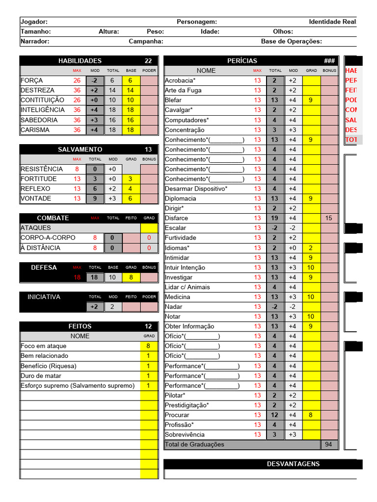 Ficha M&M 2 (Harry Potter) | PDF