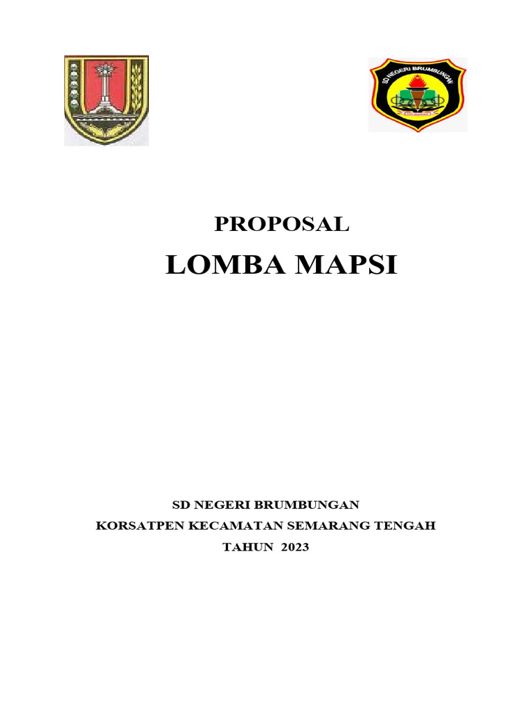 Proposal Lomba Mapsi | PDF
