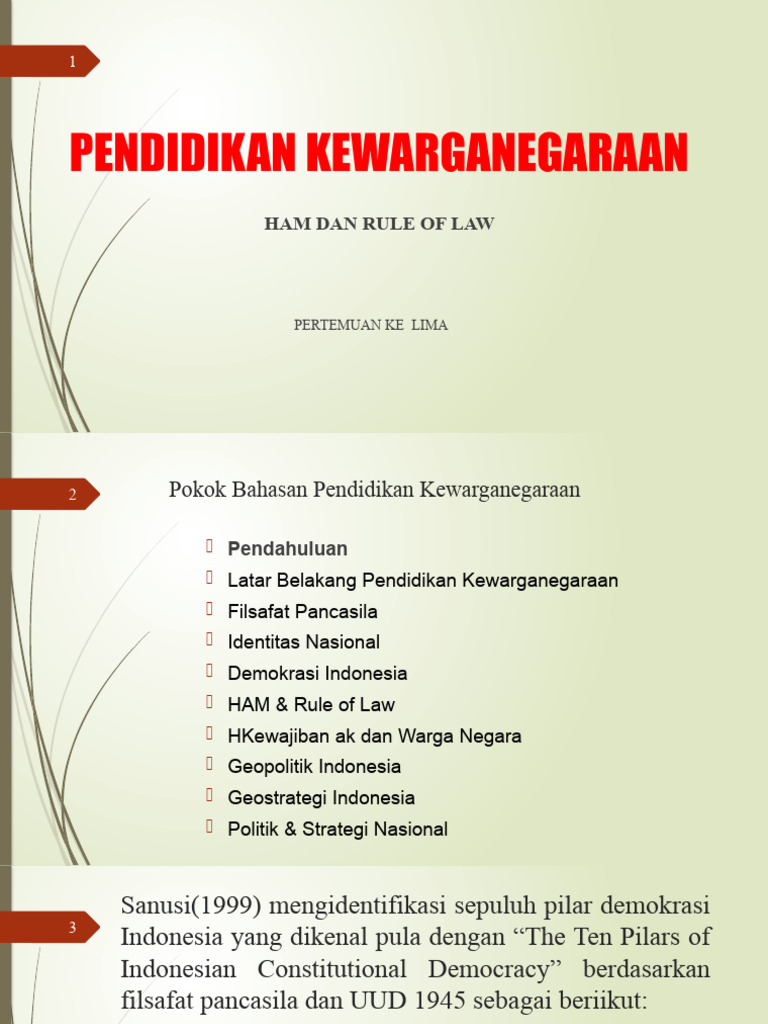 Pendd KWN, Pertemuan Ke Lima (Ham) | PDF