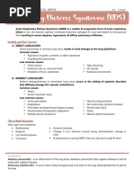 ARDS Concept Map | PDF | Respiration | Epidemiology