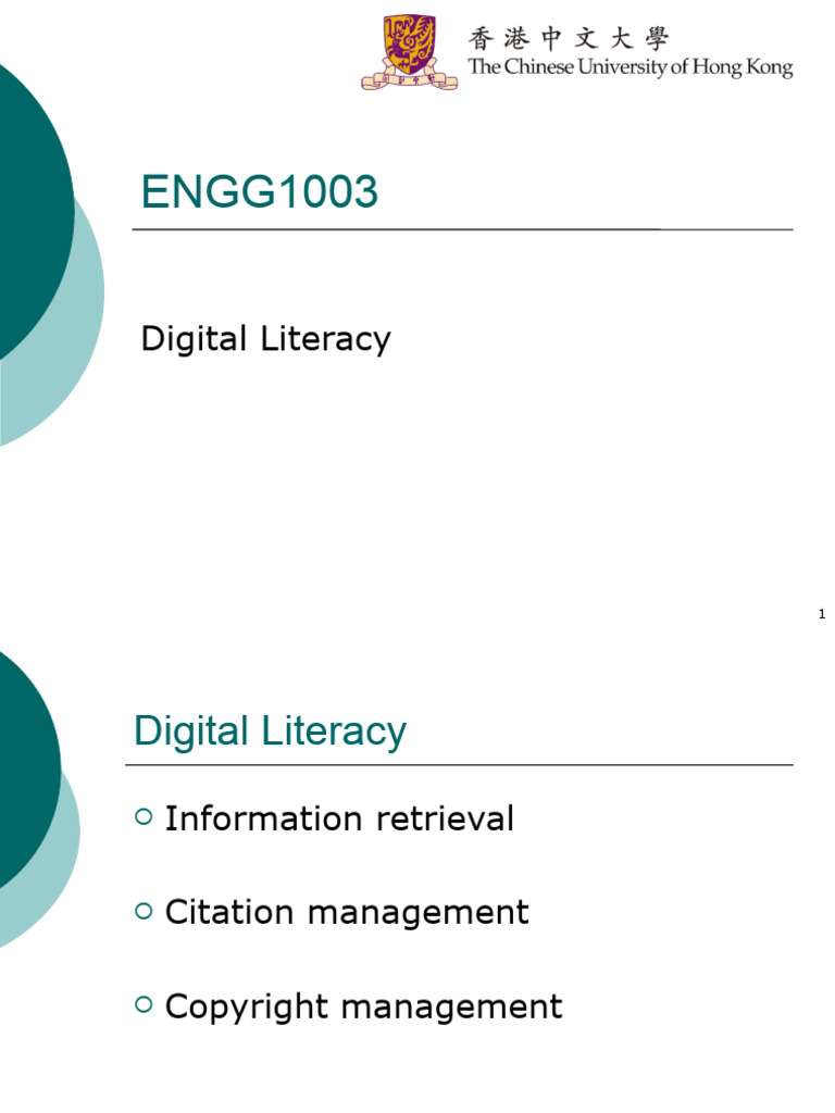 ENGG1003 03 DigitalLiteracy | PDF