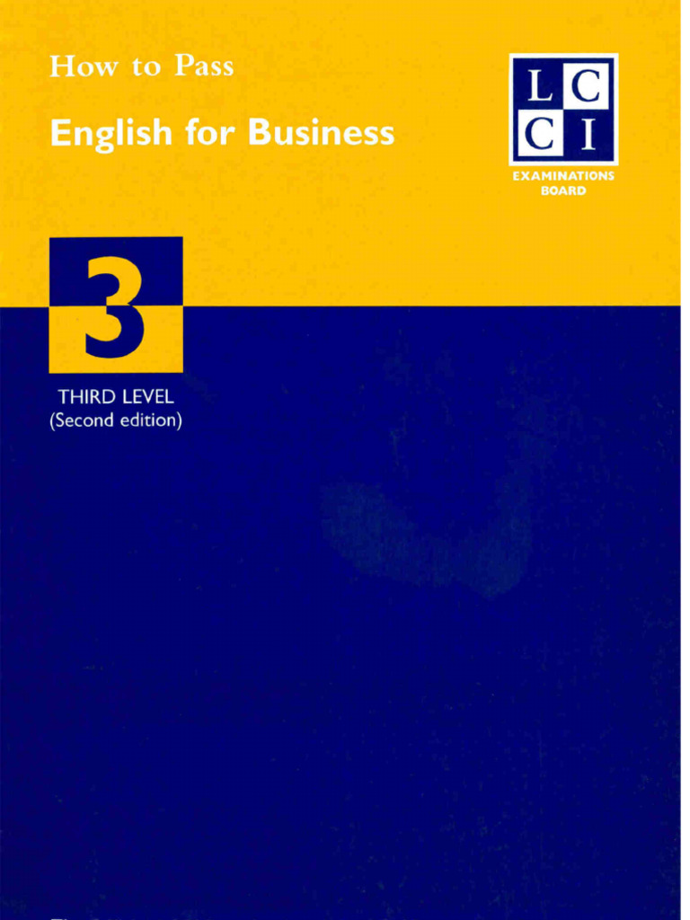 Textbook Level 3 English For Business | PDF