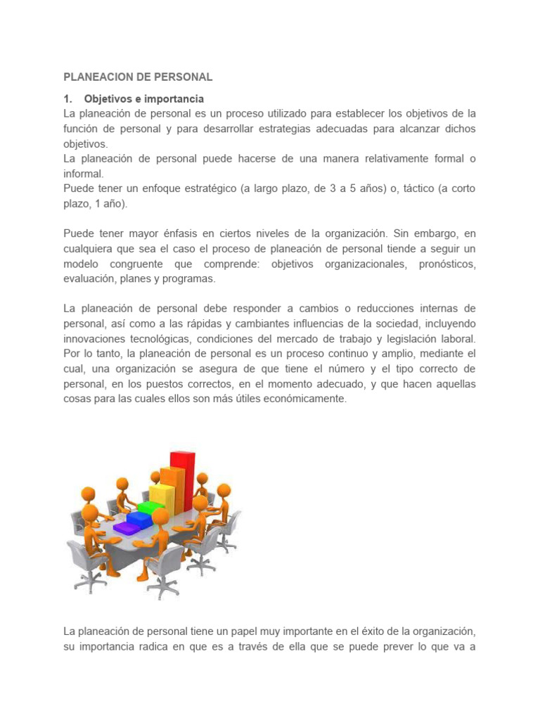 Planeacion de Personal | PDF | Planificación | Business