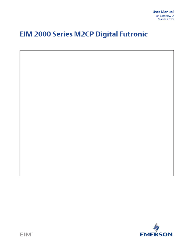 Manual Digital Futronic Manual Eim en 84502 | PDF | Electric Motor | Feedback