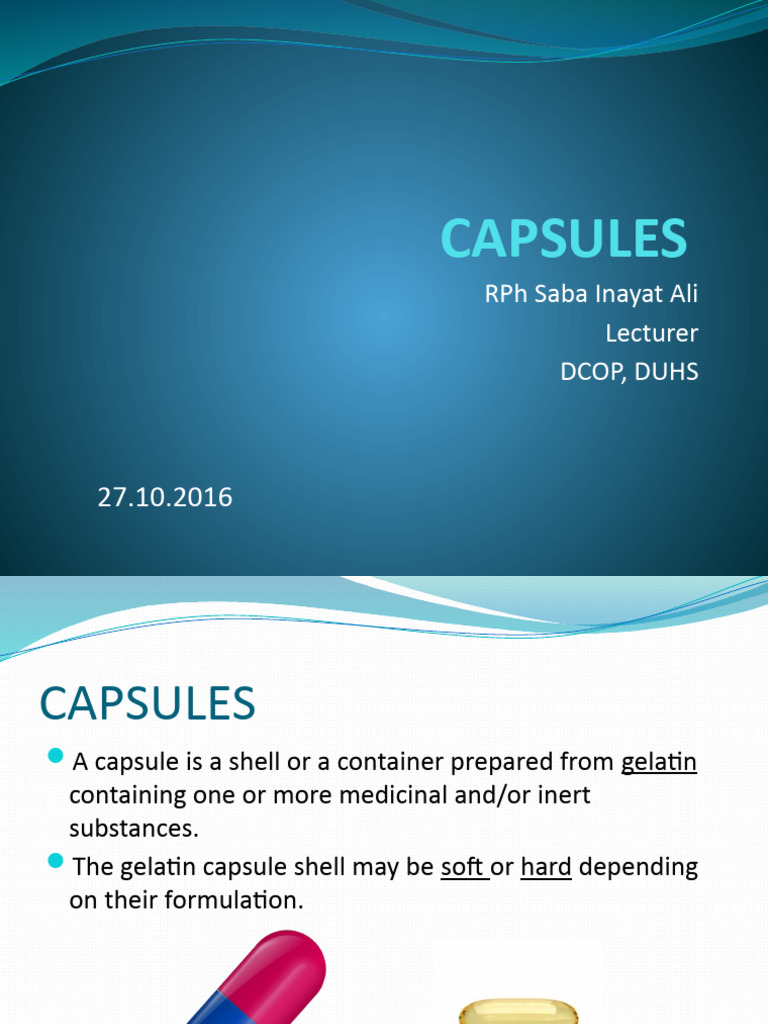 Capsule | PDF