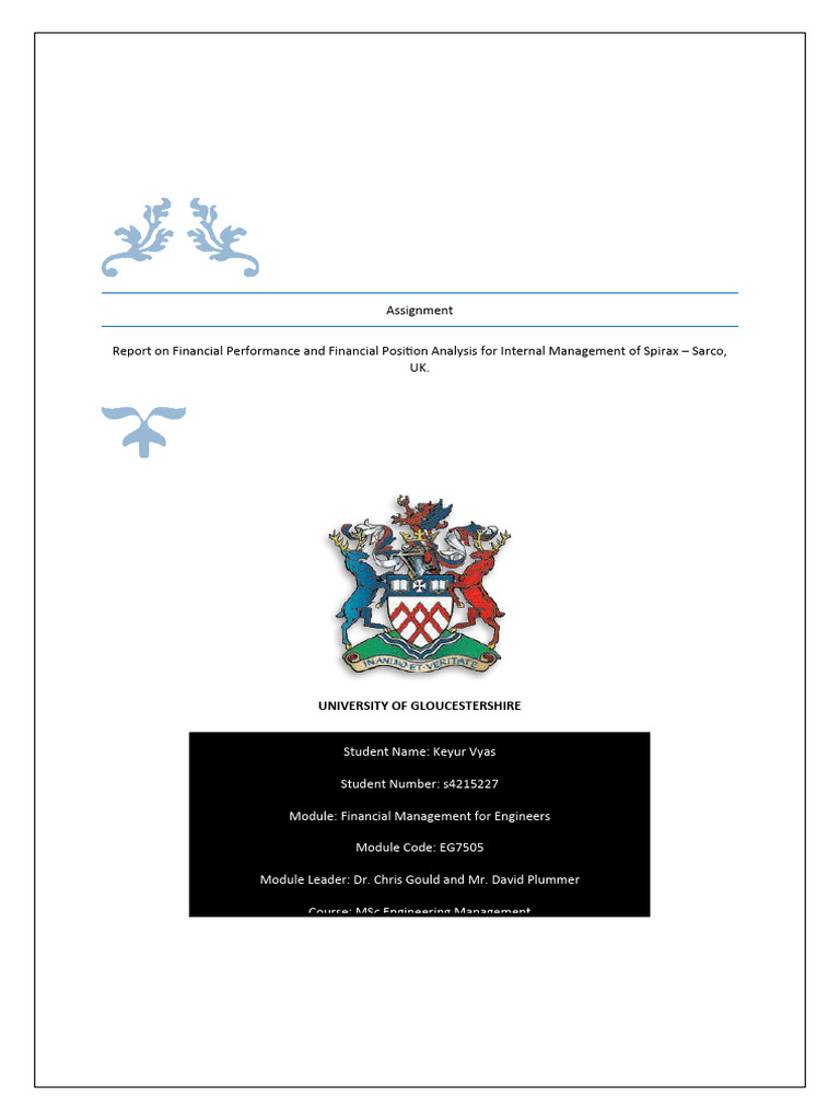 Assignment | PDF | Leverage (Finance) | Sustainability