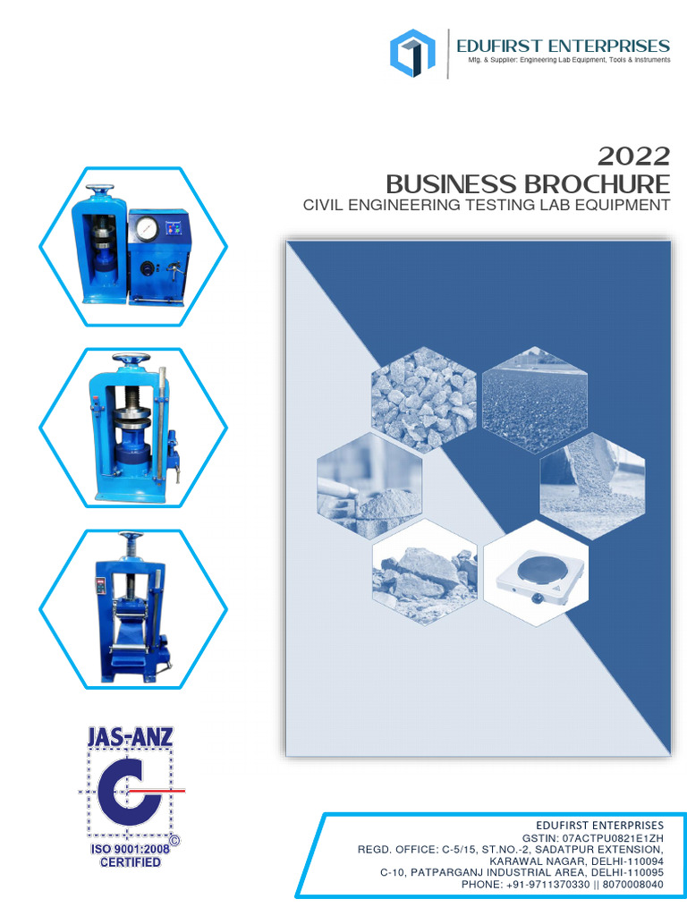 Edufirst Brochure 2022 | PDF | Concrete | Applied And Interdisciplinary Physics