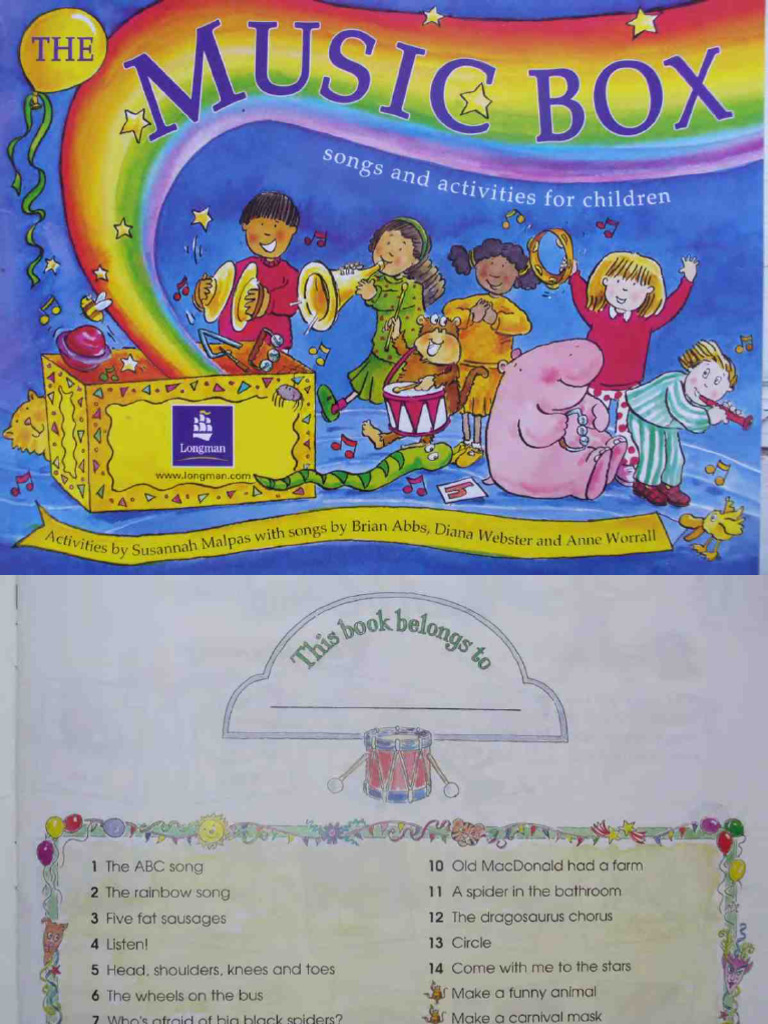 The Music Box Songs Activity Book | PDF