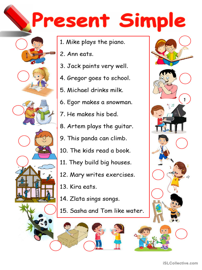 Atividades - Present Simple | PDF