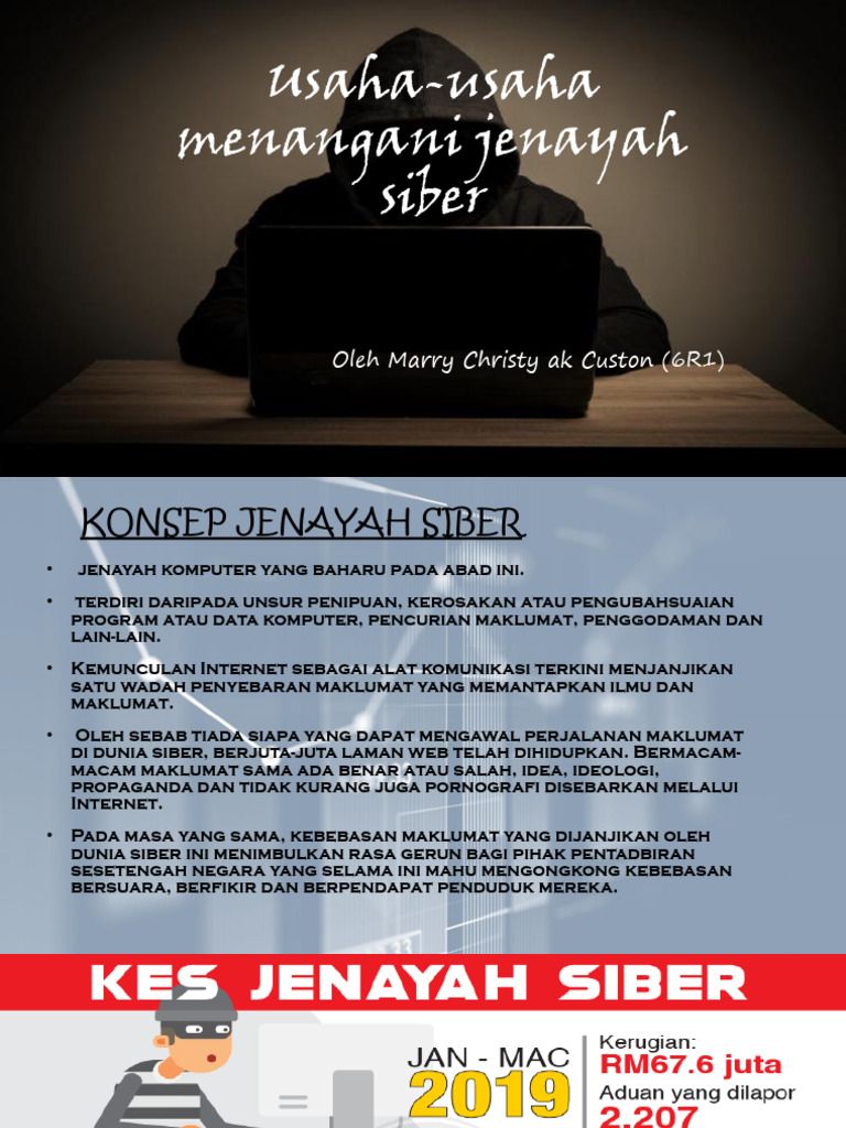Usaha-Usaha Menangani Jenayah Siber | PDF
