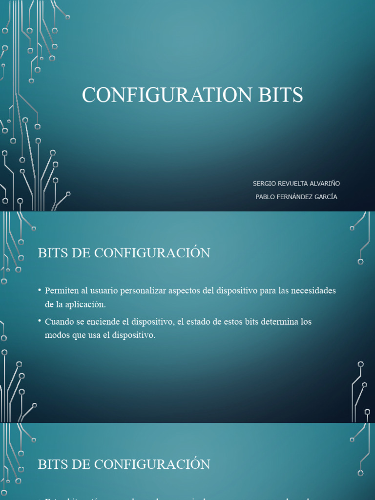 Configuration Bits | PDF