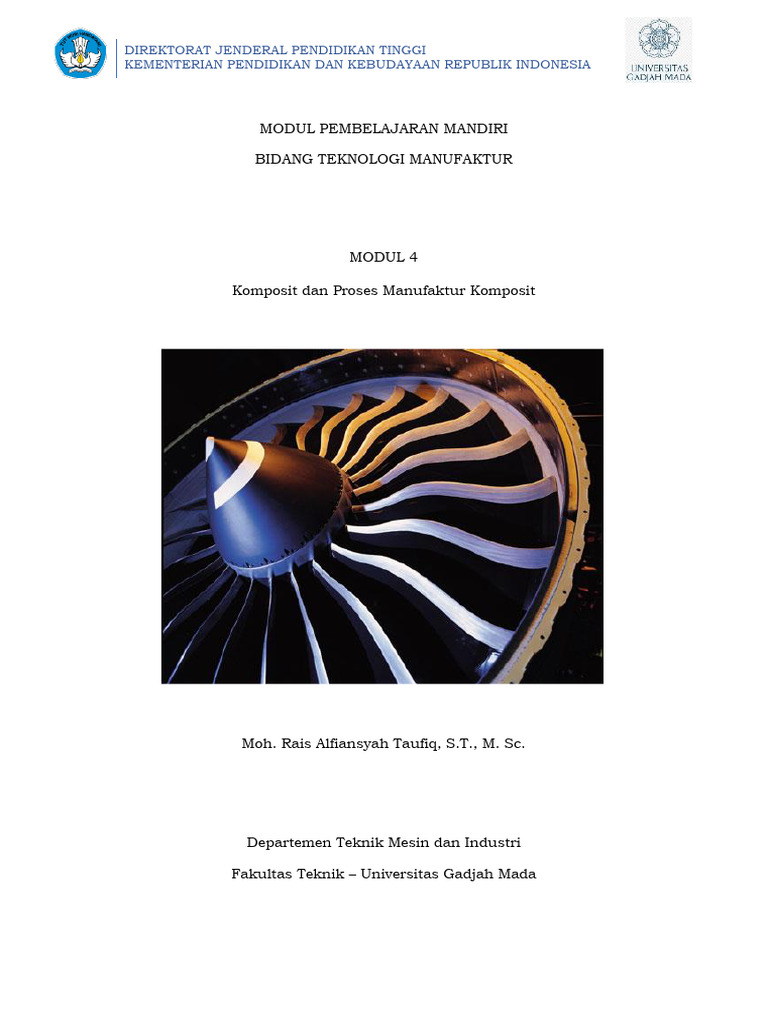 Modul 14 Komposit Dan Proses Manufakturnya | PDF | Teknologi & Rekayasa