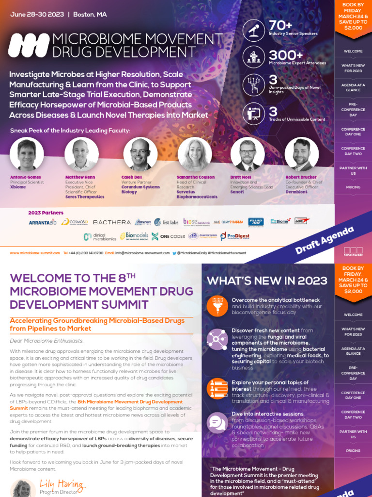 Microbiome Movement Drug Development | PDF