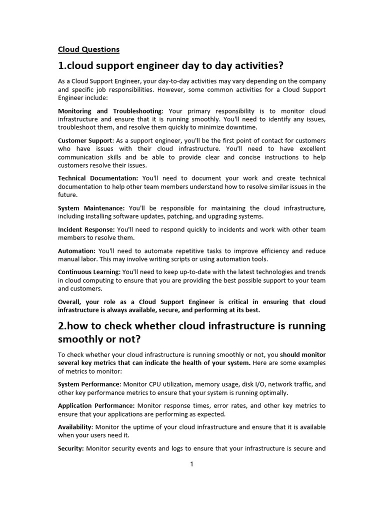 Cloud Interview Questions | PDF