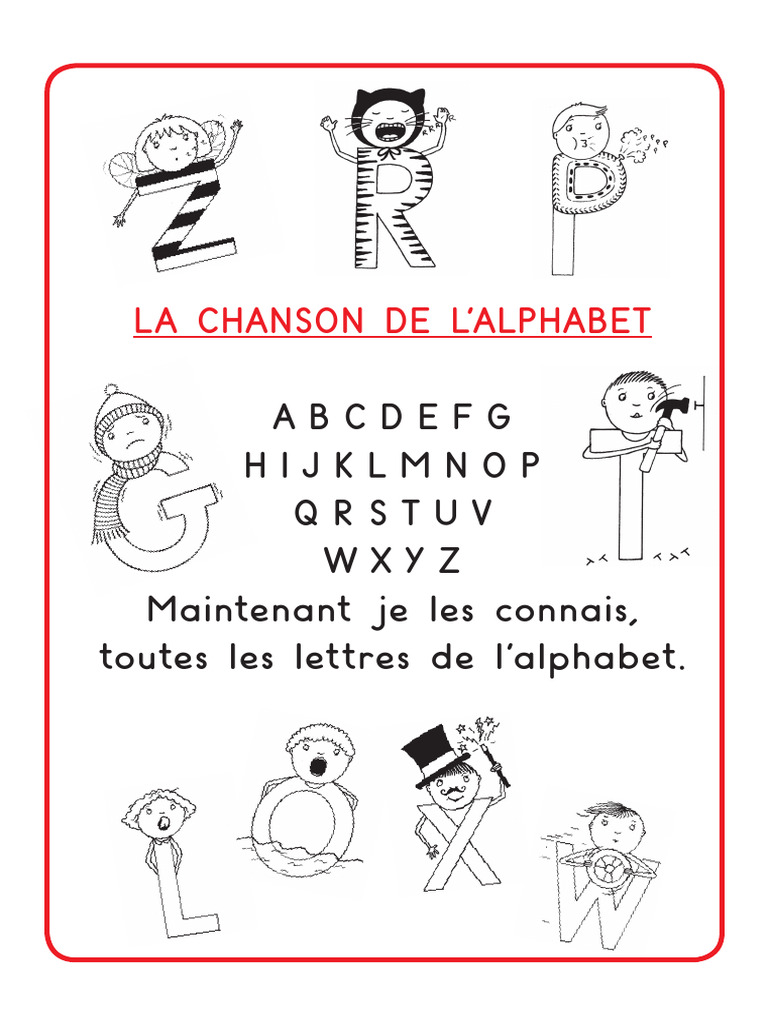 R04 - La Chanson de Lalphabet | PDF