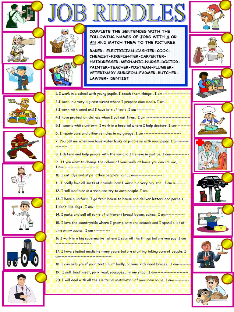 Job Vocabulary for ESL Learners | PDF