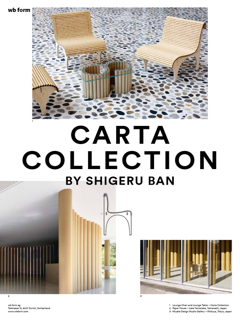 wb-form_CARTA-COLLECTION-BY-SHIGERU-BAN_English | PDF | Design