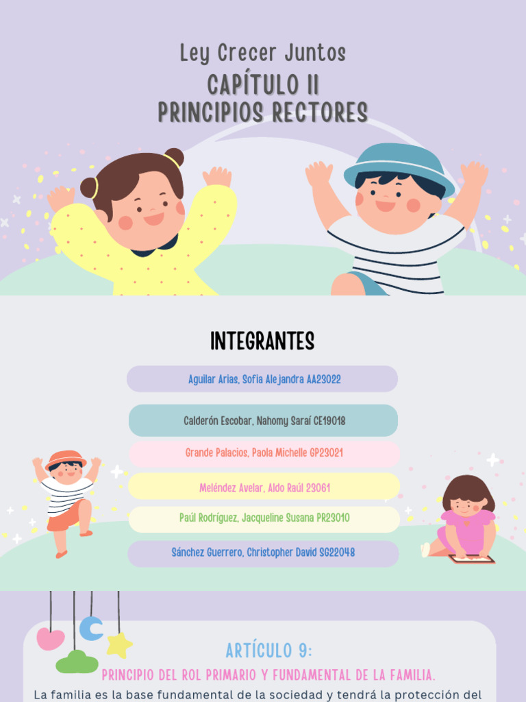 Ley Crecer Juntos | PDF