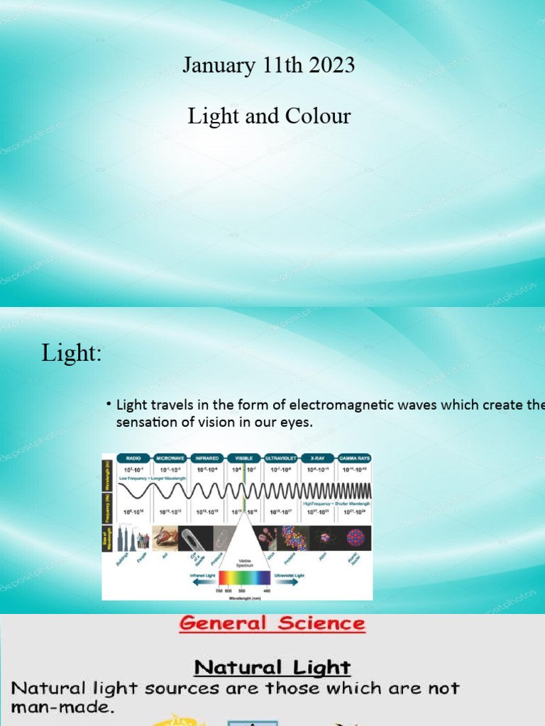 Light and Colour Basics | PDF