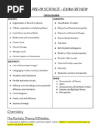 SNC1W Final Exam Review Package 5 | PDF | Chemistry | Series And ...