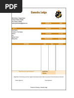 Laundry Bill Format 01 | PDF