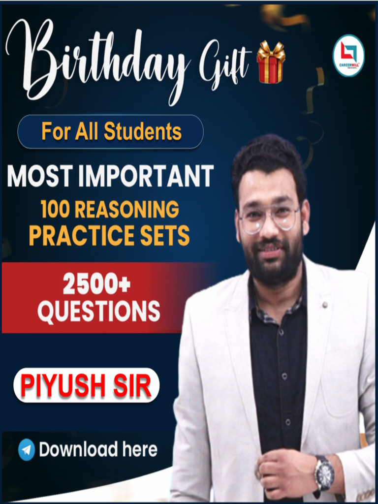 Reasoning Practice Sets by Piyush Varshney | PDF