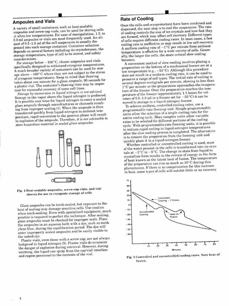 Ampoules and Vials Protocol | PDF