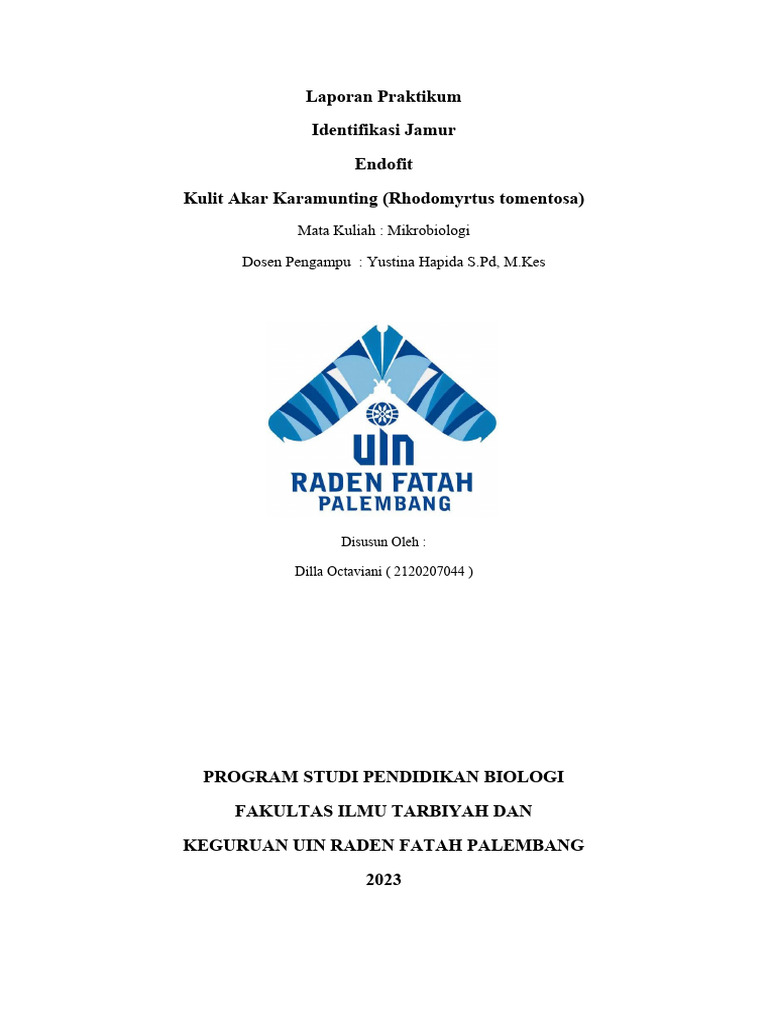 Laporan Praktikum Mikrobiologi Identifikasi | PDF