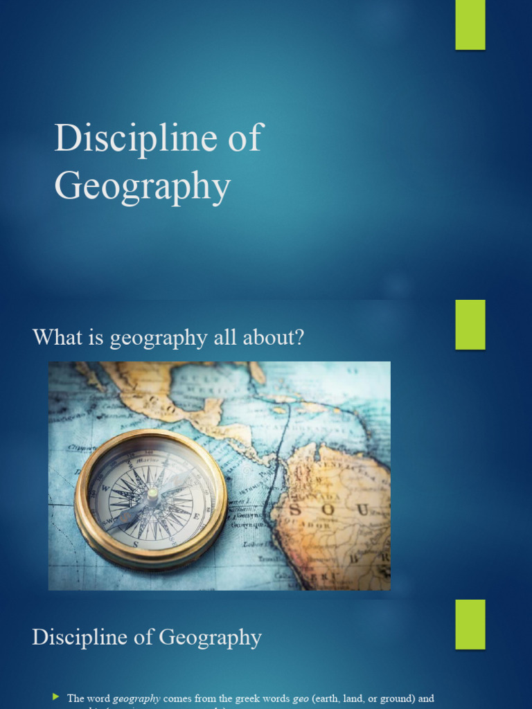 Discipline of Geography | PDF | Science & Mathematics