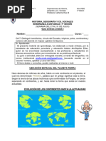 Hemisferios de la Tierra y su Representación | PDF | Mapa | Tierra