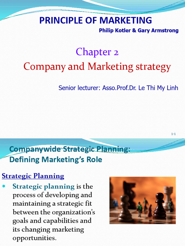 Chapter 2 Company And Marketing Strategy Pdf Marketing Marketing
