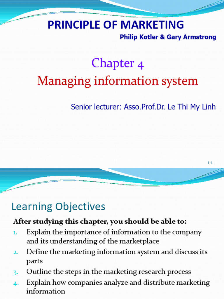 Marketing Information Systems Overview | PDF | Marketing Research ...