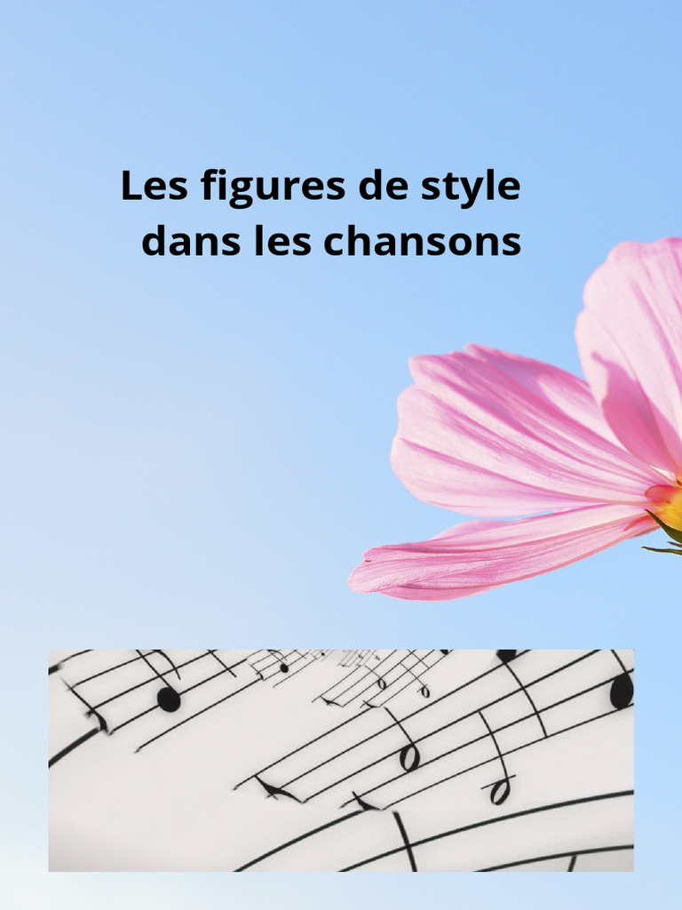Figures de style dans les chansons | PDF
