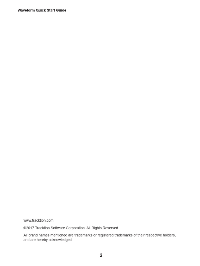 Waveform Quick Start Guide (02-35) | PDF