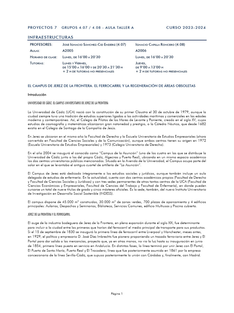 Enunciado Proyectos 7 - 2023-2024 - v0 | PDF