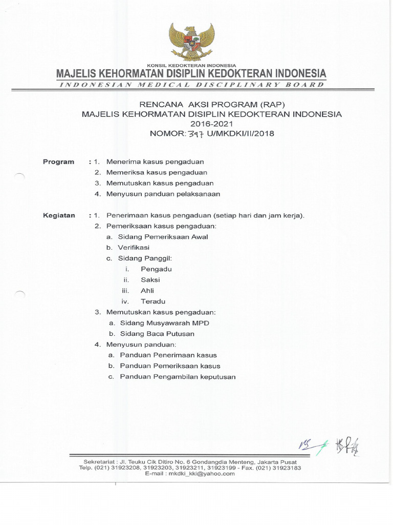 Dody Firmanda 2018 - Rencana Aksi Program (RAP) MKDKI 3 Periode 2016 ...