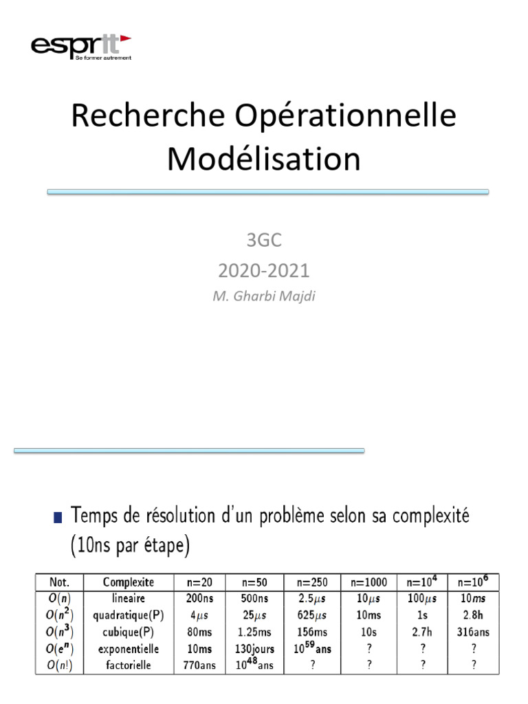 Exercices Modélisation | PDF