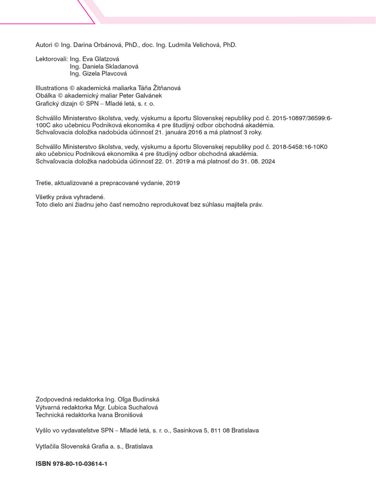 Podniková Ekonomika 4 - Manažment | PDF